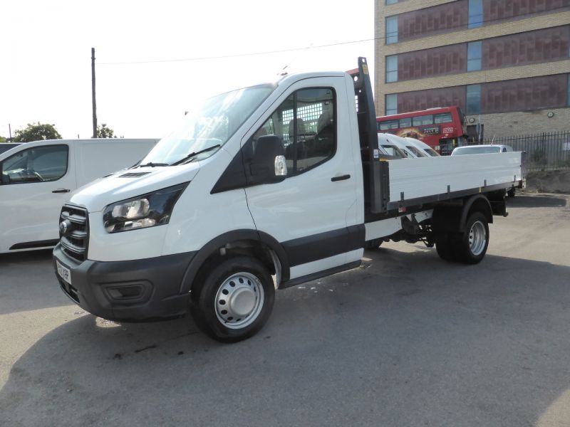 Used FORD TRANSIT 350 LEADER L2 2.0 TDCI 130 ECOBLUE TIPPER IN WHITE ...